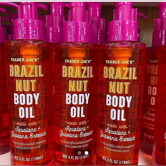 Trader Joe’s | Bath & Body | Nwtlimited Edition Trader Joes Brazil Nut Set Of 2 Body Oils 4oz ...